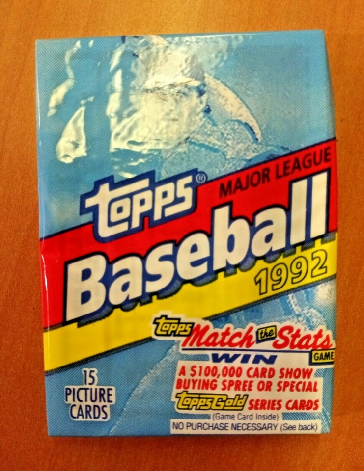 Unopened Baseball Card Packs-Topps/Fleer/Donruss/Score/Upper Deck ...
