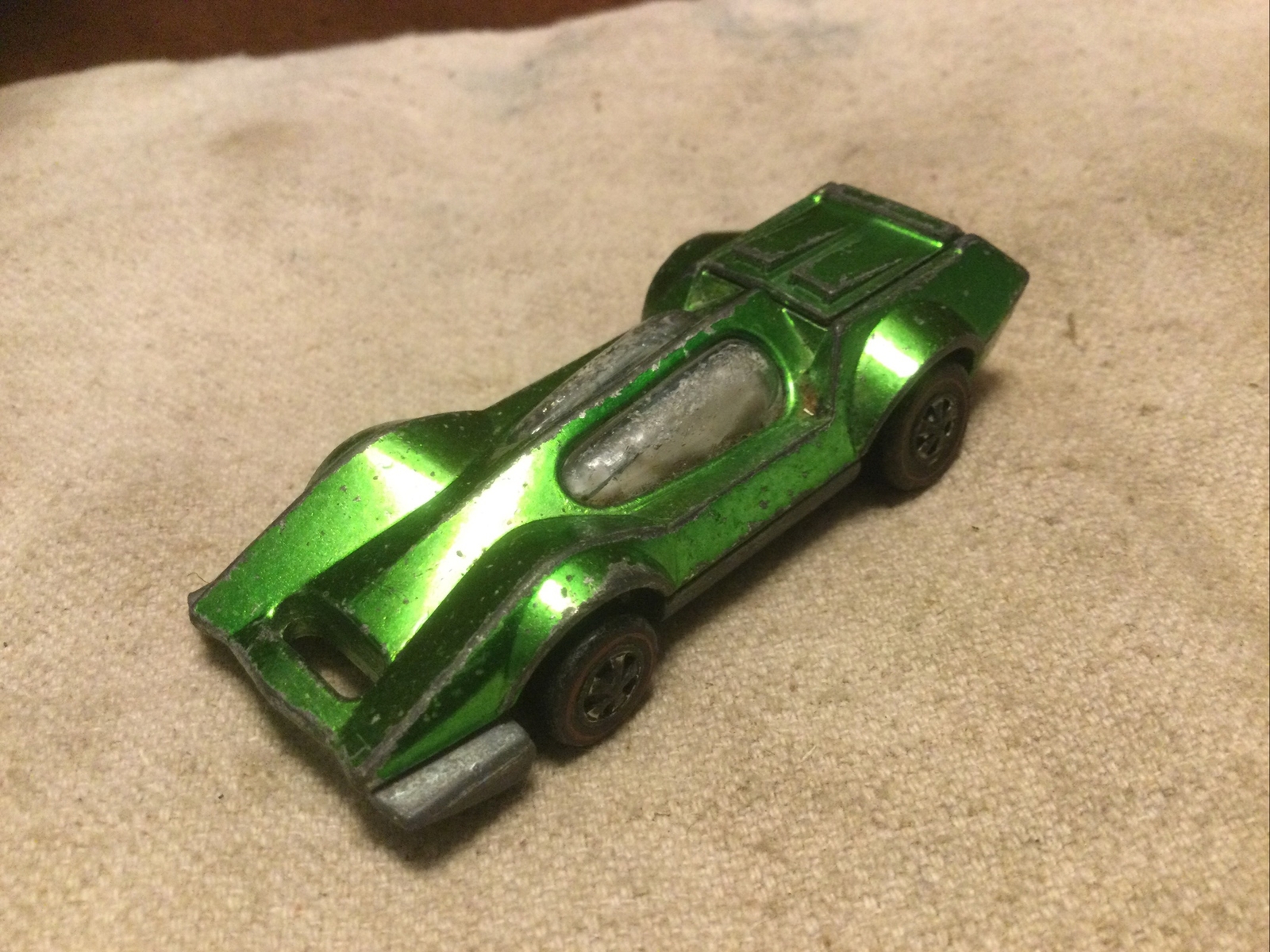 VINTAGE 1970 MATTEL HOT WHEELS REDLINE DIECAST BUGEYE BRIGHT GREEN | eBay