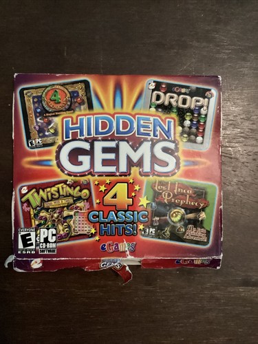 Hidden Gems 4 Classic Hits Jewel PC CD-ROM Computer Game 743999159952| eBay