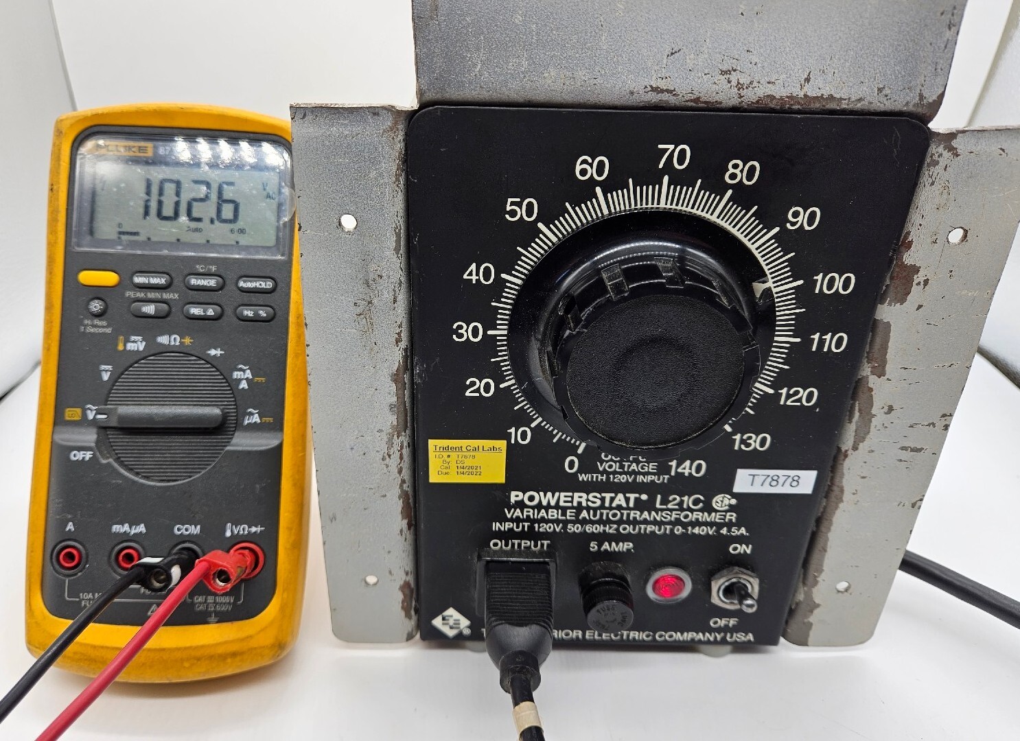 Superior Electric POWERSTAT Model L21C Variable Autotransformer ...