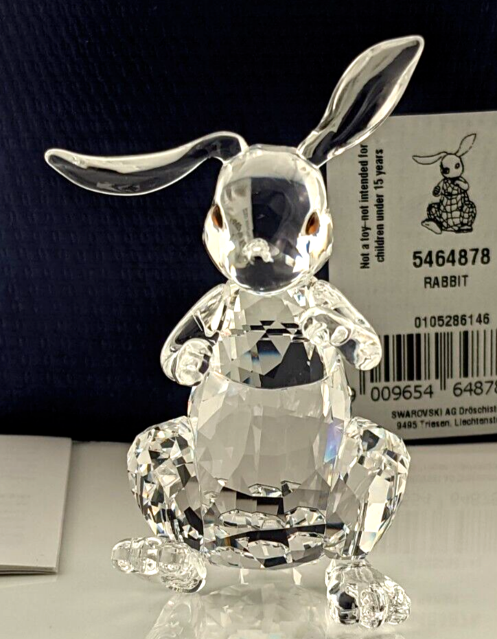 Swarovski RABBIT Clear Crystal Figurine 5464878 *Genuine* Mint in Box ...