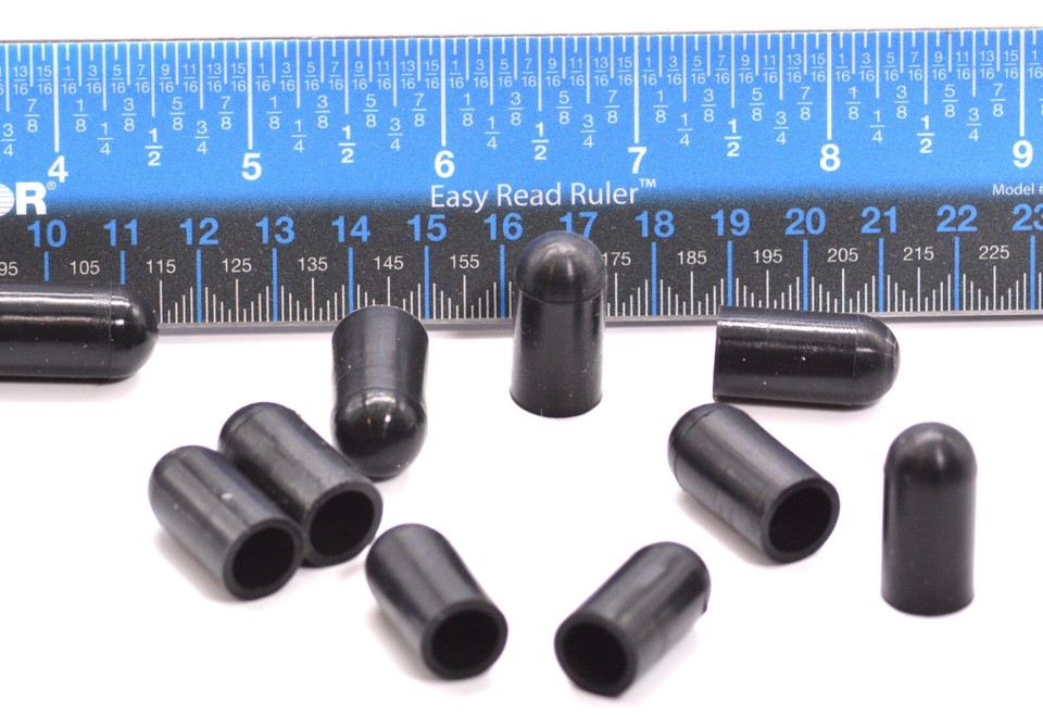 3/8" ID Hi Temp Silicone Vacuum Caps, Blanking Caps, Masking Caps ...
