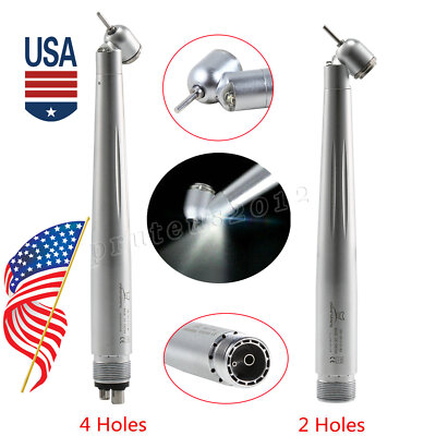 45 Degree Standard Dental LED High Speed Handpiece Air Turbine Ti-MAX ...