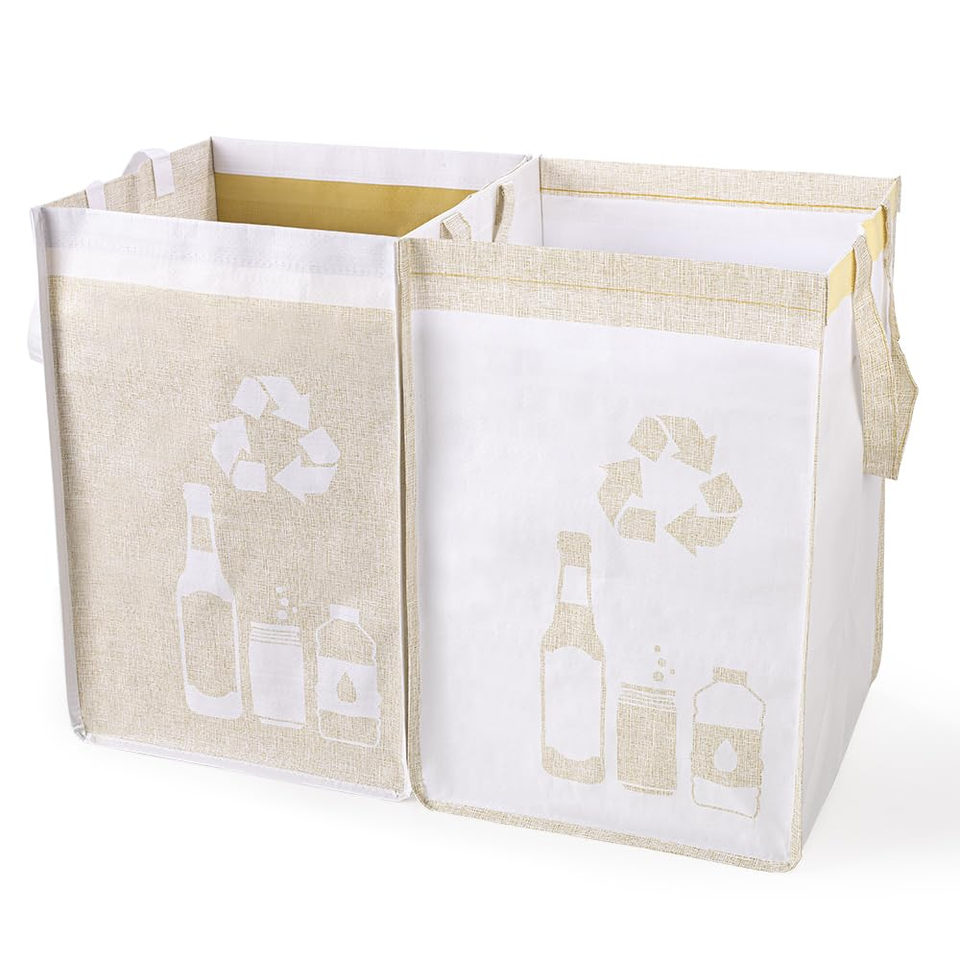 Recycle Waste Bin Bags for Kitchen ， Home Trash Sorting Bins Organizer ...