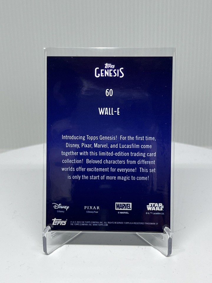 2025 Topps Disney Genesis #60 WALL-E Purple Foil /75 | eBay