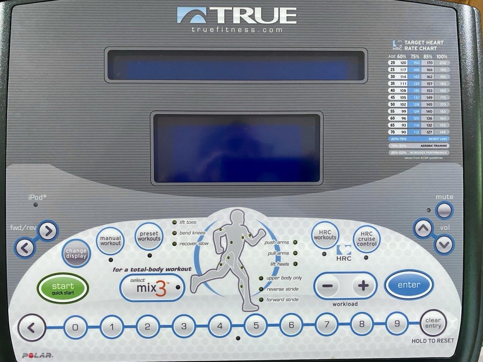 TRUE LC900 Elliptical Trainer - Single Owner, Bought New, Barely Used ...