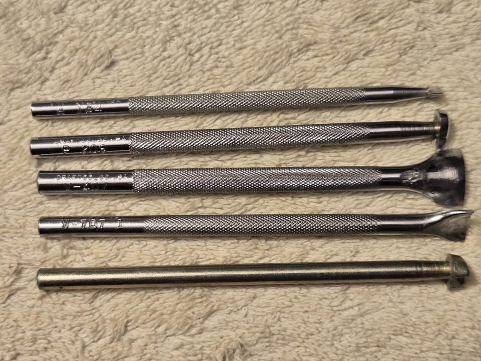 Craftool Lot Of 11 Leather Stamp Tool Kit Vintage, Stamping Lot | eBay