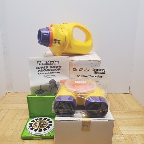 Mattel 1998 View-Master Super Show Projector & Binoculars Discovery ...