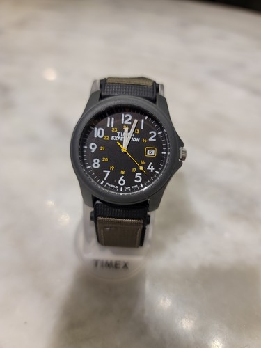 Timex Expedition Watch T42571 Indiglo Unworn Yellow Wristwatch Open Box ...