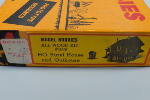 HO Scale Rural House and Outhouse #549 Vintage Classic Kit | eBay