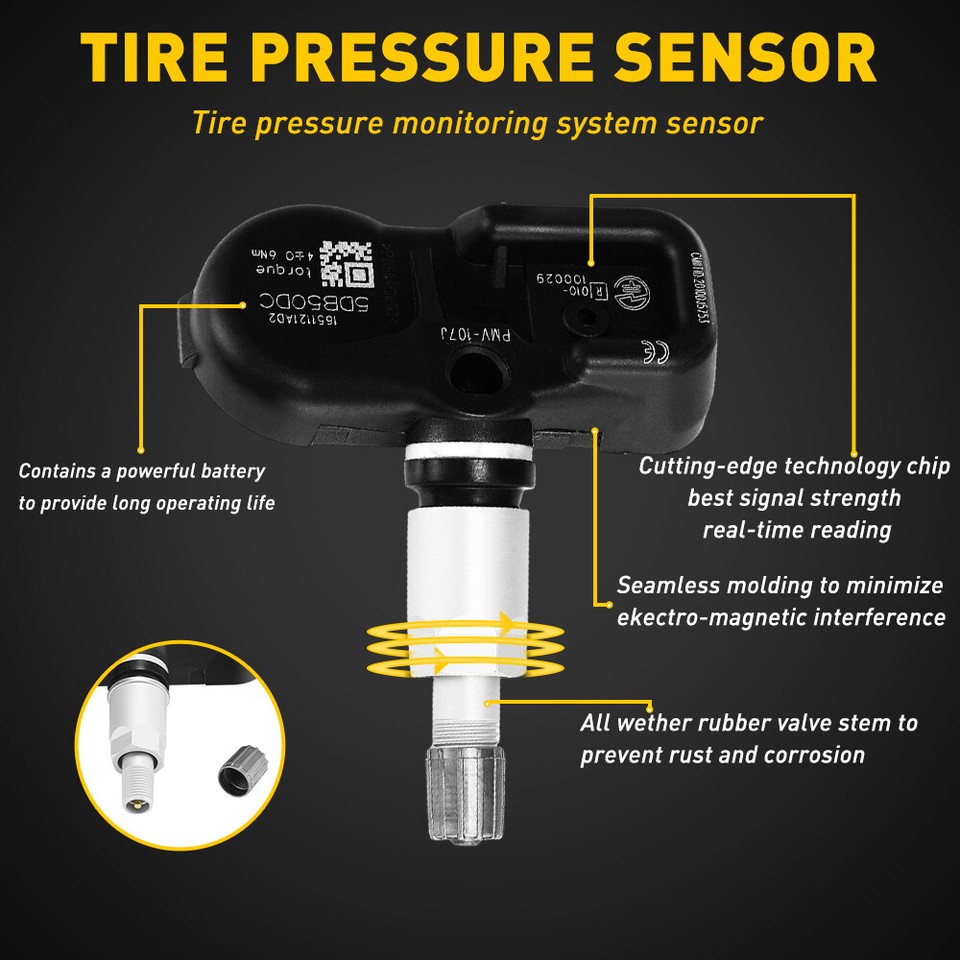 4X TPMS Genuine 42607-33021 PMV-107J For Toyota Lexus TIRE PRESSURE ...