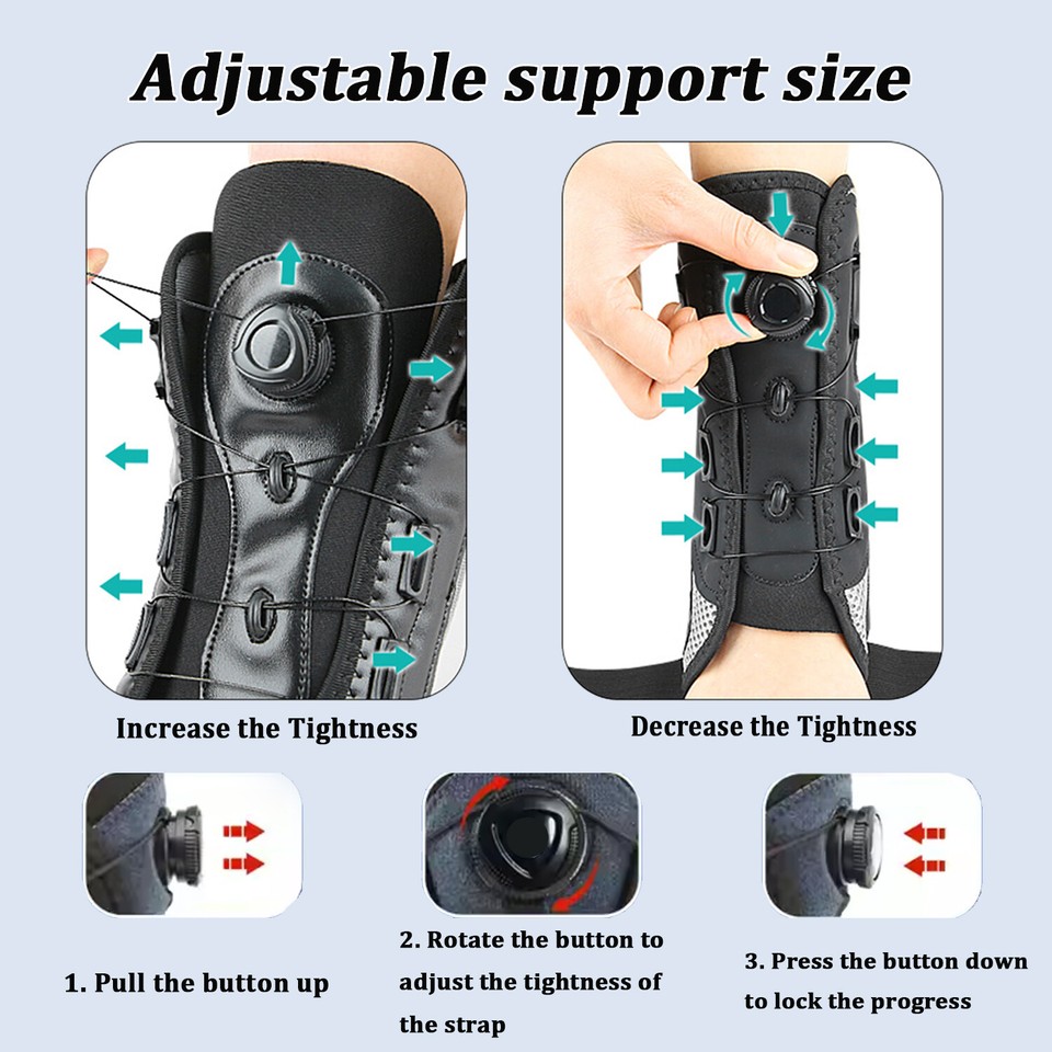Ankle Brace Support Stabilizer Guard Tendonitis Achilles Sprain Foot ...