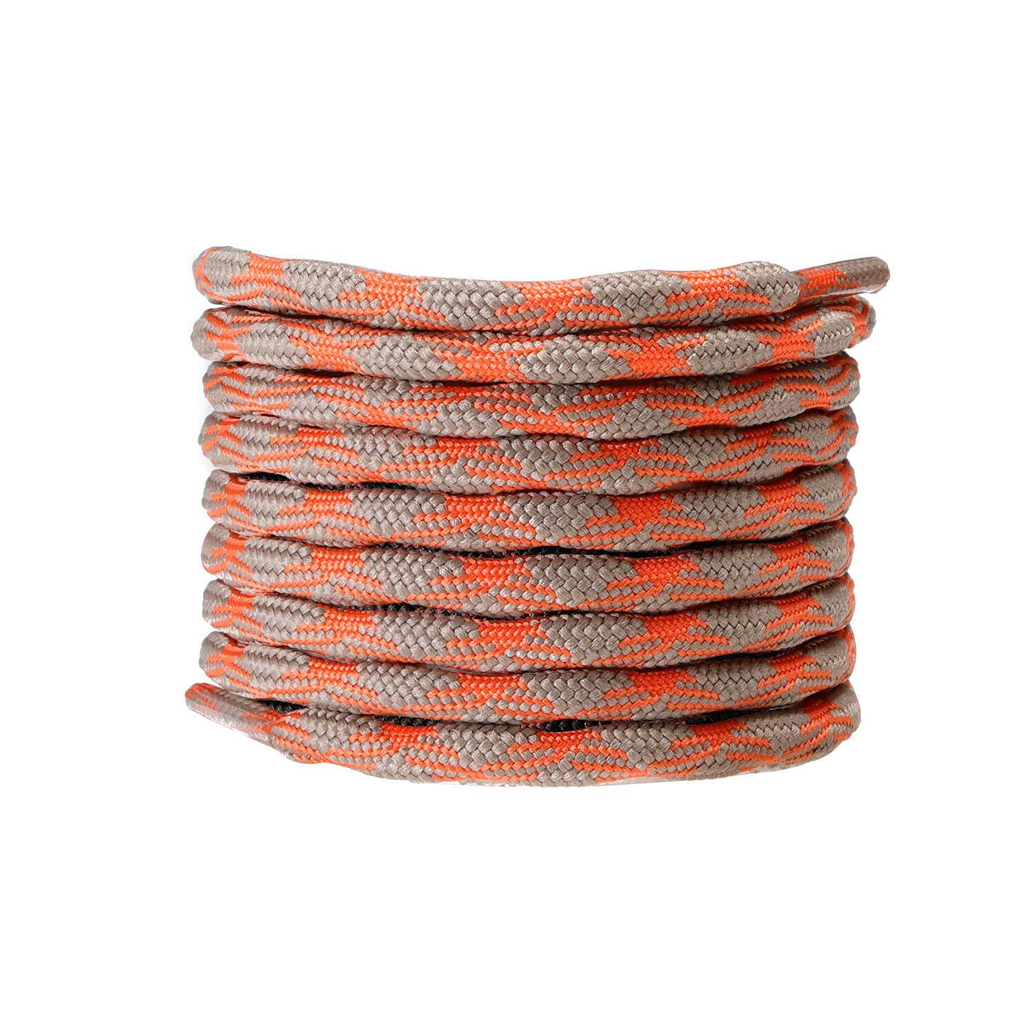 1Pair Wave Gray Orange Hiking Work Boot Shoe Laces for 5 6 7 8 eyelets ...