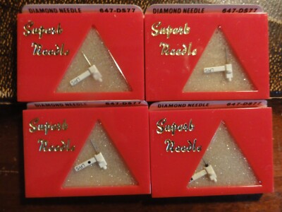 RCA VINTAGE PHONOGRAPH STYLUS SUPERB DIAMOND NEEDLE 647-DS77 DIAMOND ...