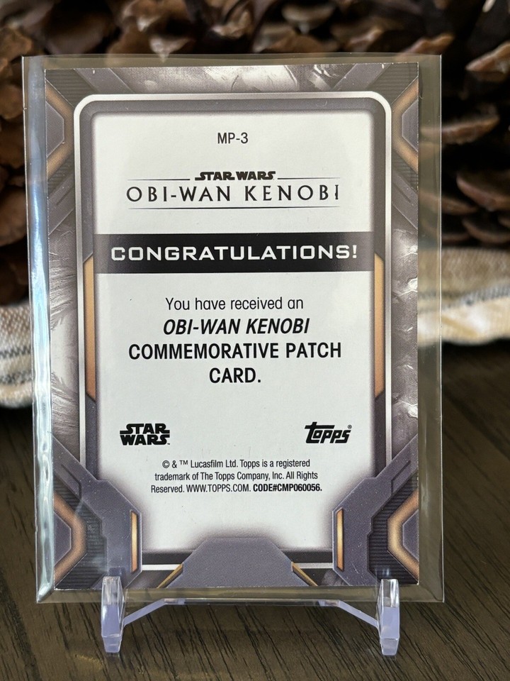 2023 Topps Star Wars Obi-Wan Kenobi Commemorative Patch Card MP-3 | eBay