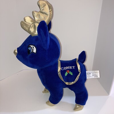 KelleyToy Santa's Reindeer Comet Plush Stuffed Animal 13" Christmas ...