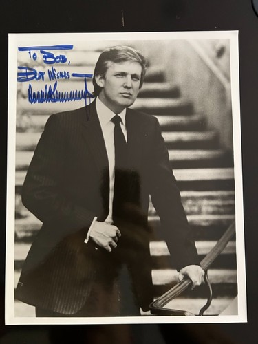 DONALD TRUMP signed 8x10 photo | eBay