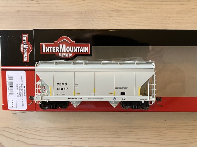 Intermountain HO Scale ACF 2-Bay Covered Hopper - CEMX for sale online ...