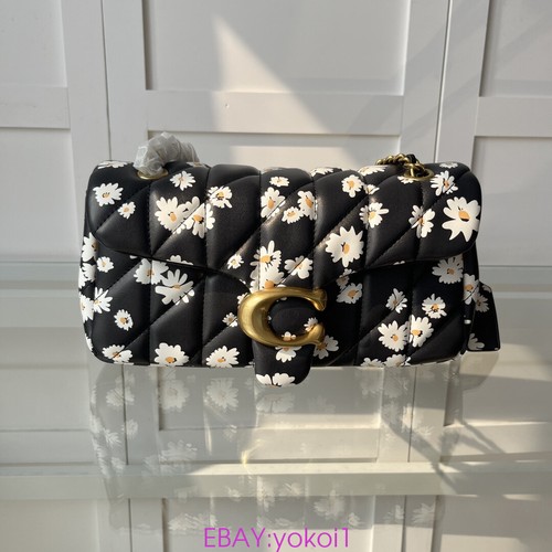 NWT COACH Tabby Shoulder 26 Quilted Floral Print shoulder bag CR705 ...