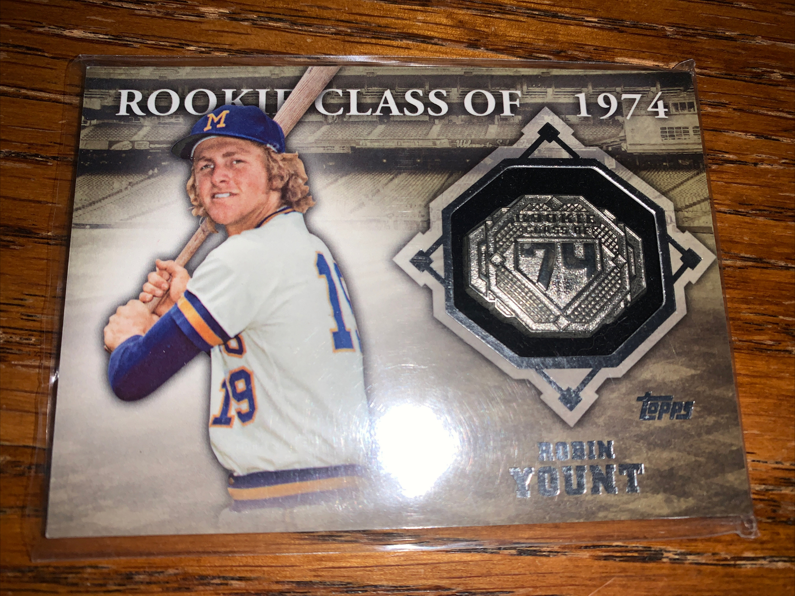 2014 Topps Rookie Class Ring Relic Robin Yount Milwaukee Brewers | eBay