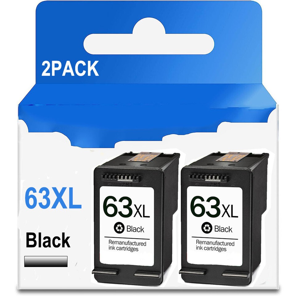63XL XXL Ink Cartridge for HP OfficeJet 3830 4650 4655 5255 ENVY 4512 ...