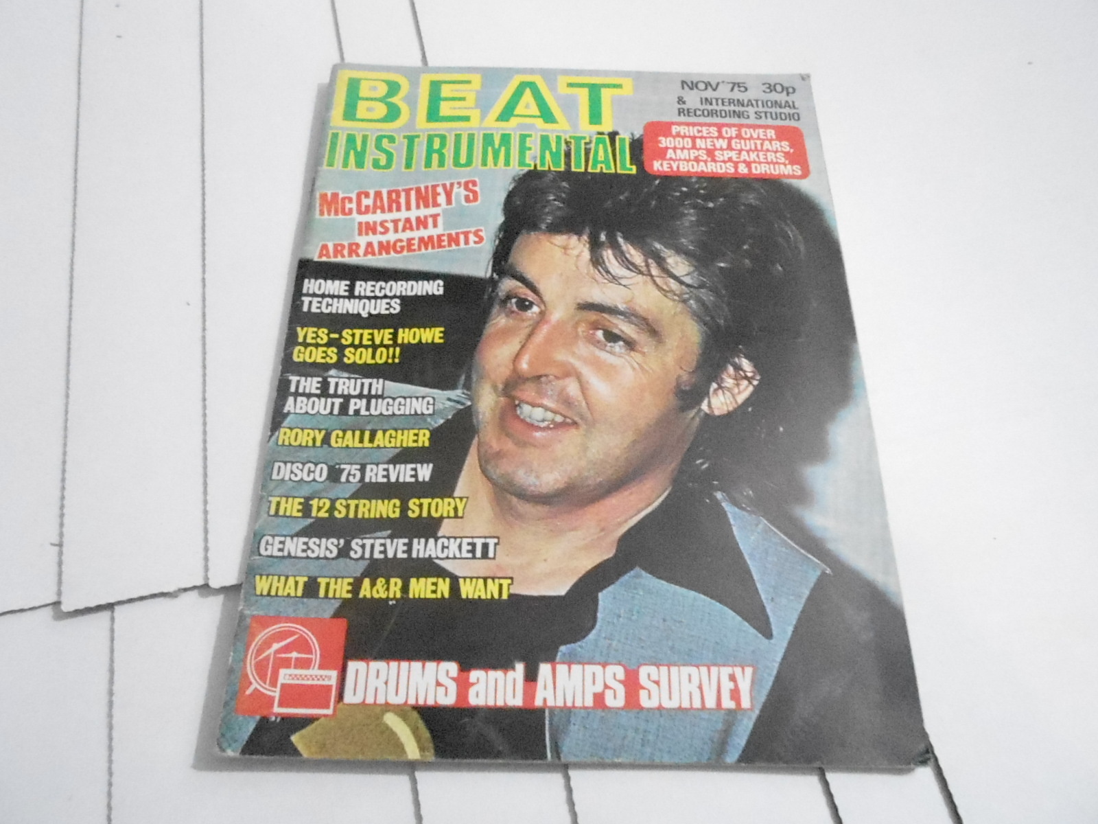 NOV 1975 BEAT INSTRUMENTAL vintage music magazine PAUL MCCARTNEY | eBay