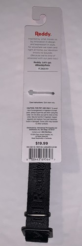 Reddy Black Jacquard Dog Collar, Medium By: Reddy | eBay