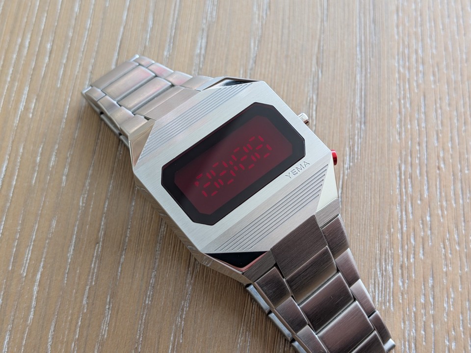 YEMA LED Kavinsky Limited Edition watch with integrated bracelet | eBay