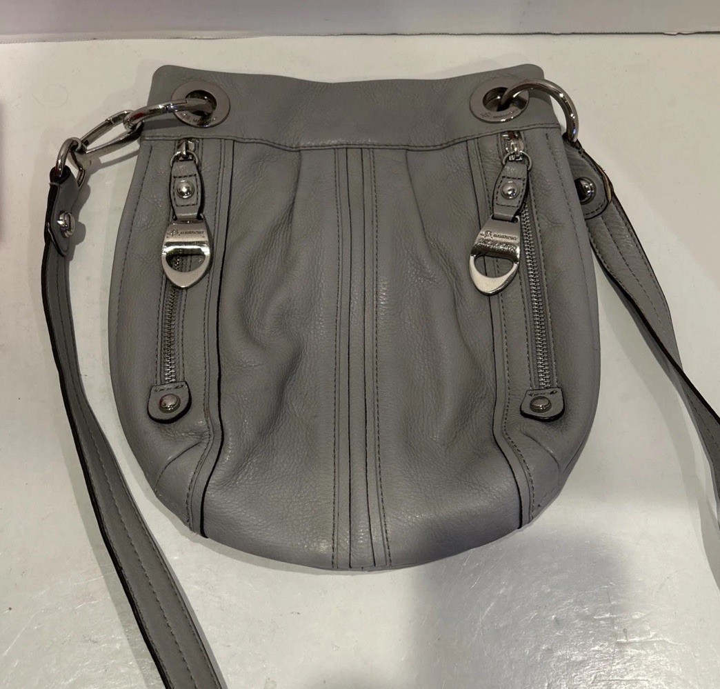 B Makowsky Convertible Crossbody Shoulder Bag Purse G… - Gem
