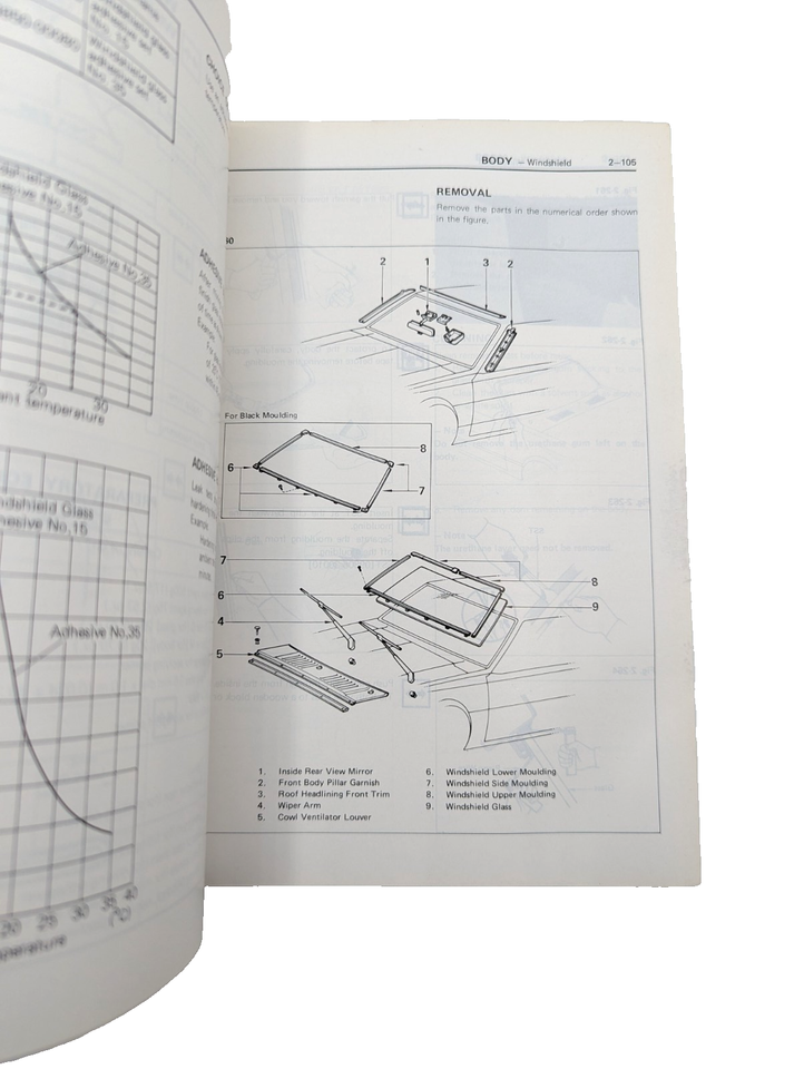 Toyota Corolla KE70, TE70 TE71 Series Chassis + Body Repair Manual Set ...