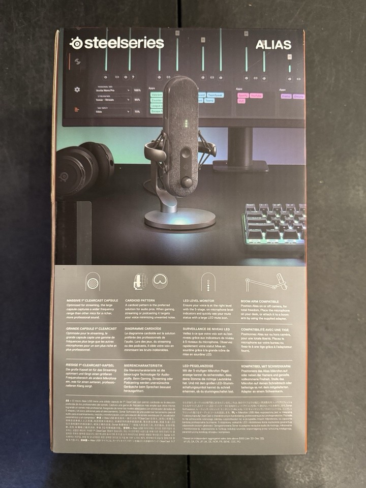 Alias USB Mic for PC 3X Bigger Capsule for Gaming, Streaming and ...