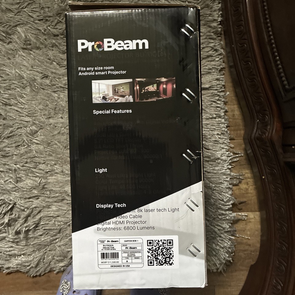 PROBEAM BU70QGA 8k SMART TV Laser Projector | eBay