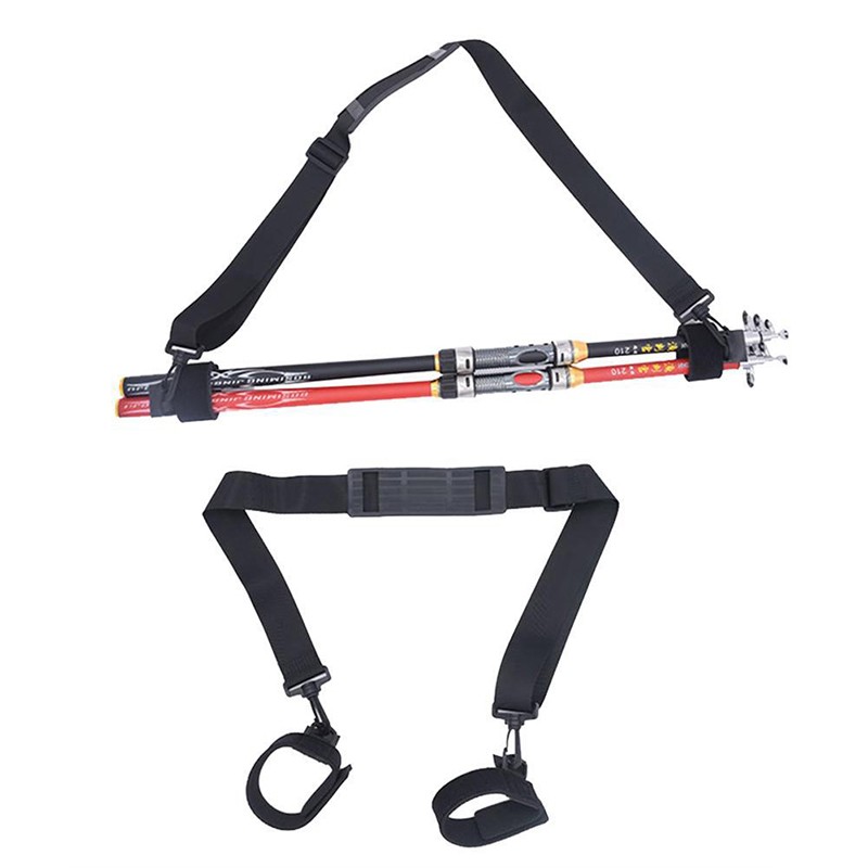 Fishing Rod Carrying Strap Sling Shoulder Belt Security Tools Nylon ...