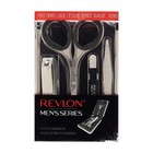 Revlon Men's Grooming Kit, Nail Clipper, Safety Grooming Scissors, Nail ...
