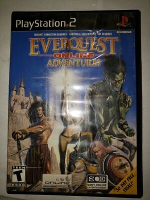 Everquest Online Adventures PlayStation 2 Ps2 No Manual Tested Free ...