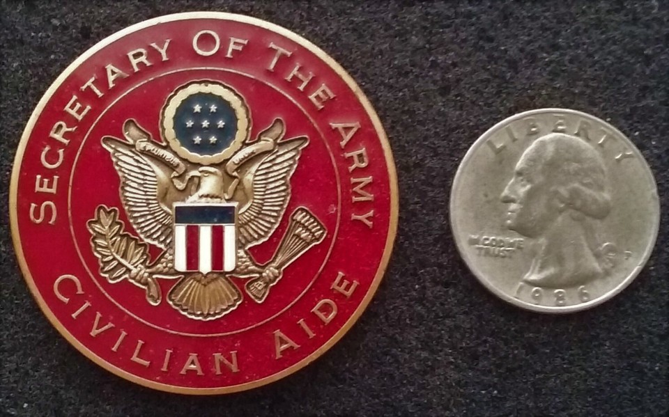 AUTHENTIC 2 Star General USMC SecArmy Secretary Army Aide Leonard ...