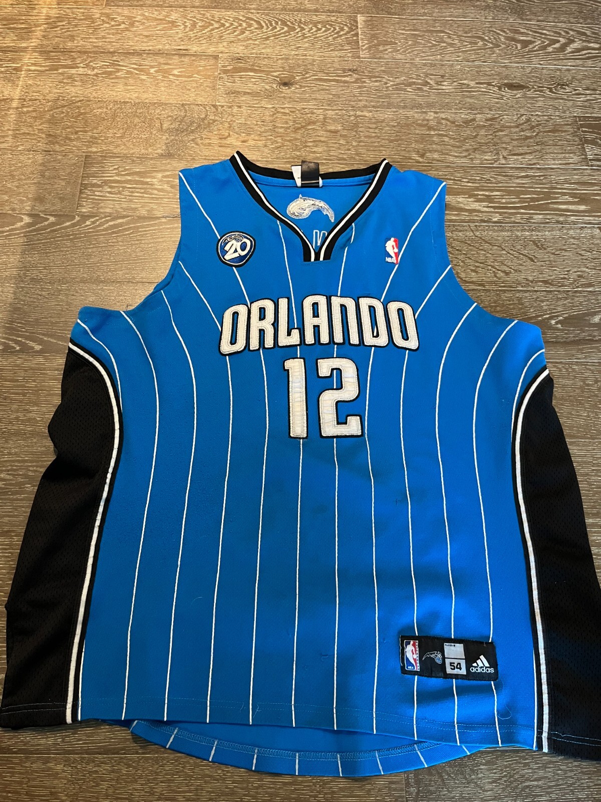 Adidas Dwight Howard Orlando Magic Pinstripe Jersey NBA Authentics ...
