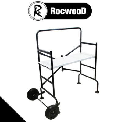 RocwooD Adjustable Wheeled Racking Foldable Scaffold Platform Hedge ...