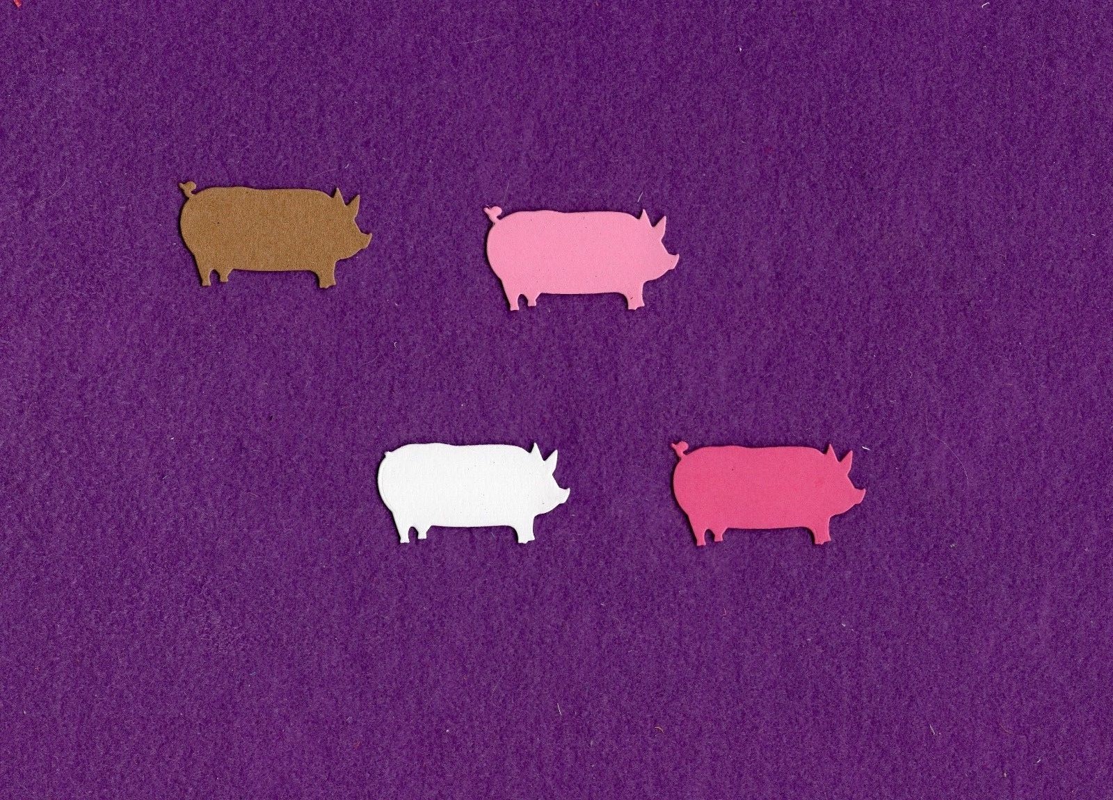 PIG small die cuts scrapbook cards | eBay