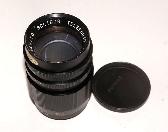 Soligor Telephoto 3.5/135 mm lens T-Mount 12 blades! Pre-set aperture ...