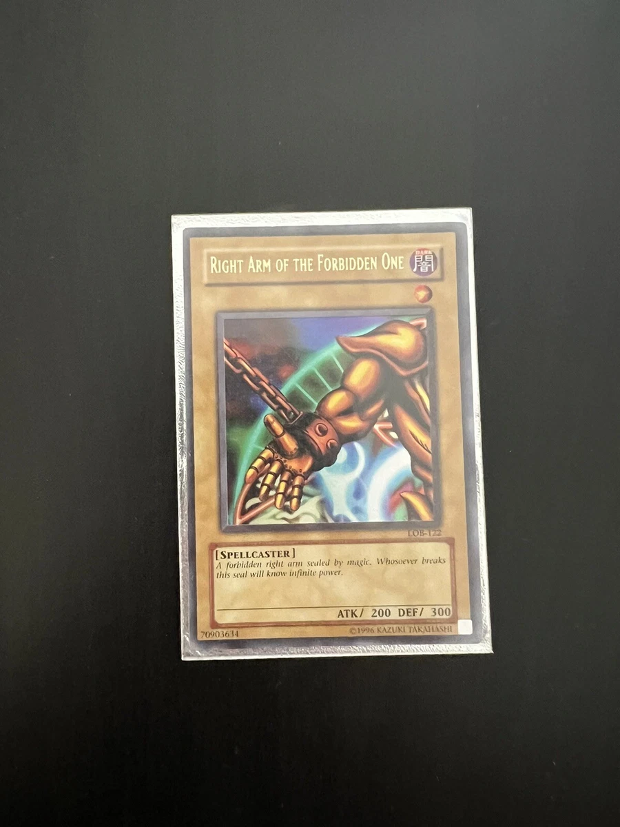 Yugioh Cards Exodia Right Arm