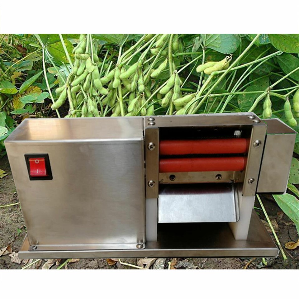 110V Commercial Electric Bean Sheller Machine Pea Peeling Removing ...