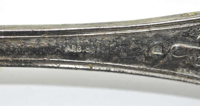 Antique Vintage Silver Plated Serving Spoon Arg. 800 Probe Marked | eBay