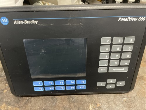 Allen Bradley PanelView 600 2711-B6C20 HMI Terminal FRN4.41 SER B ...