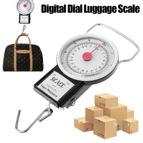 Handheld Fishing Scales Digital Dial Luggage Scale 22kg Electronic LCD ...