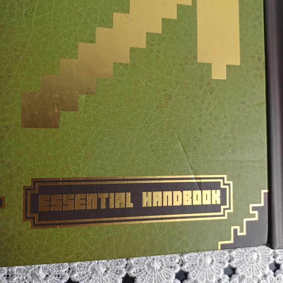 Set 3 Minecraft Handbook Hardcover Mojang Book Essential Construction ...