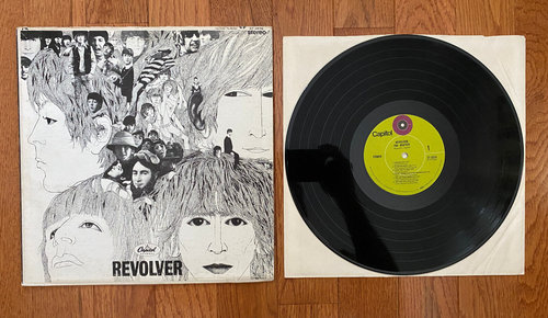 The Beatles Revolver LP Capitol ST 2576 1969 Pressing Green Label ...