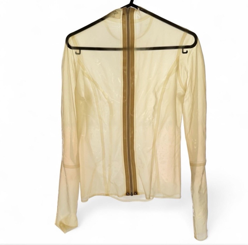 Libidex Latex Rubber Translucent Natural Princess Top Large Tall Women ...