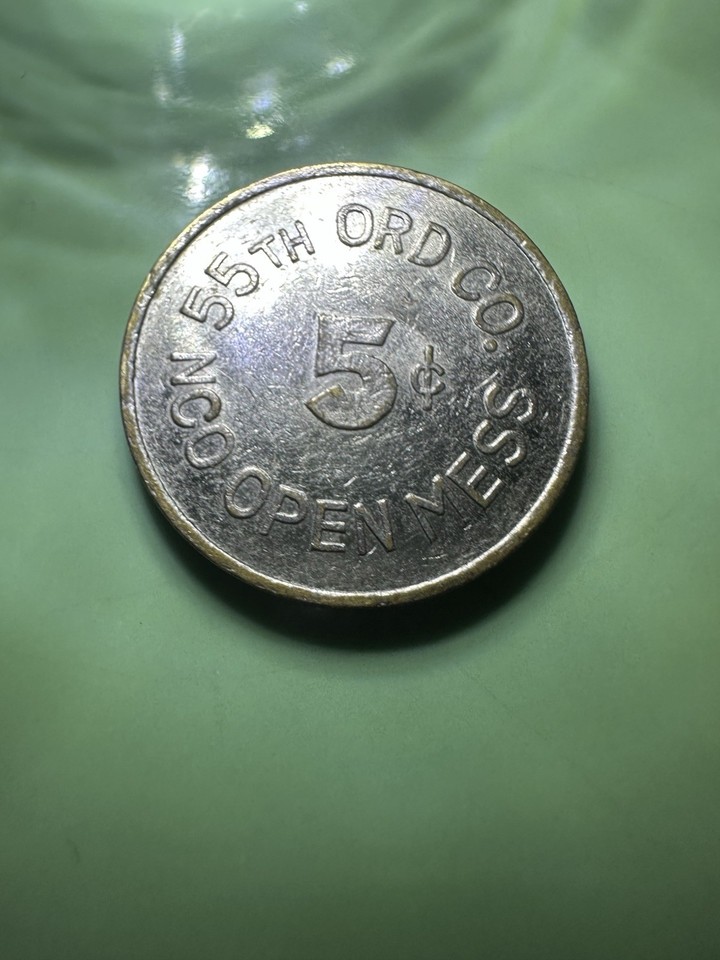 55th Ordnance Company Ammo NCO Open Mess Token | eBay