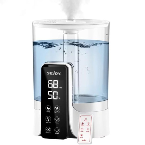 Ultrasonic Humidifiers 6L For Bedroom Large Room Office Cool Mist Air ...